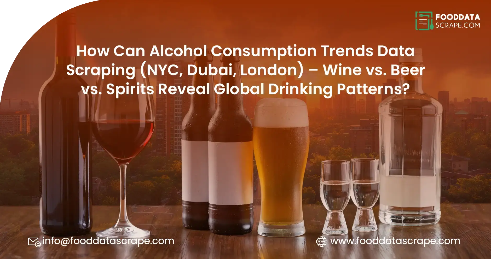 Alcohol Consumption Trends Data Scraping (NYC, Dubai, London)