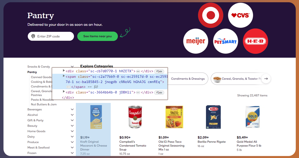 How to Extract Grocery Data Using Shipt API?