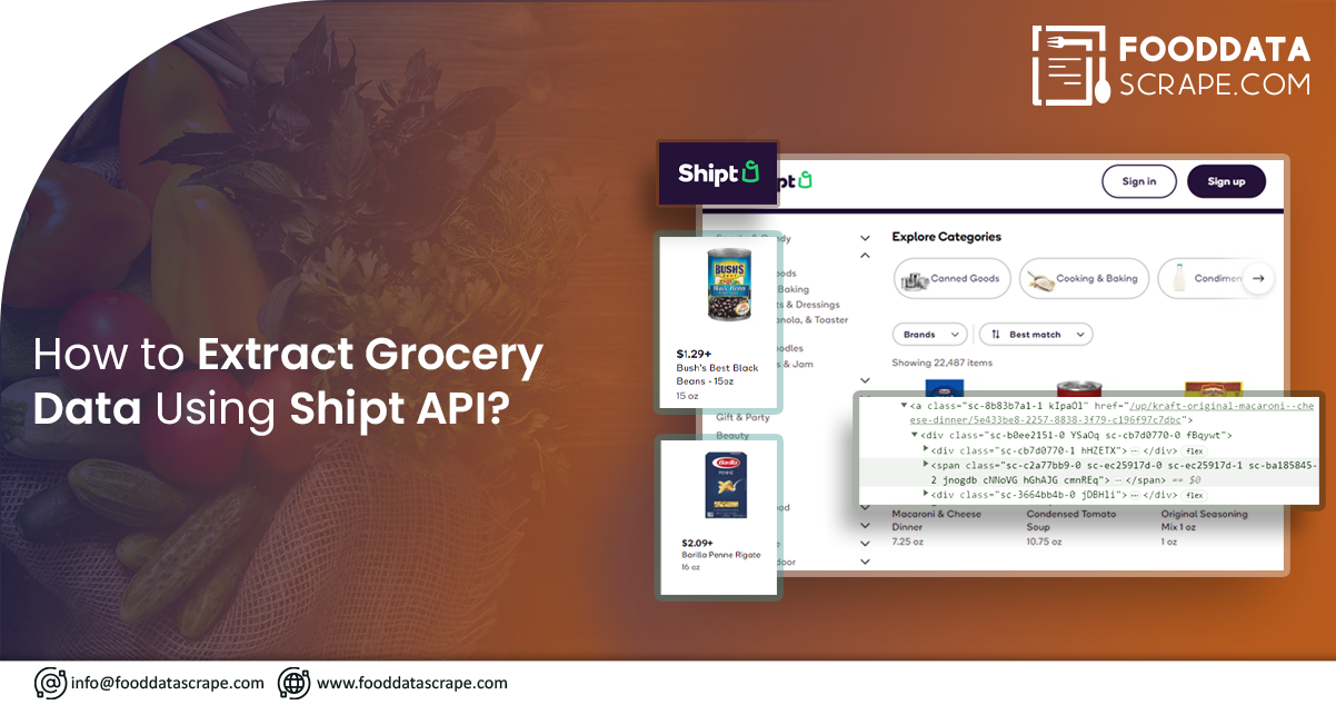 How to Extract Grocery Data Using Shipt API?