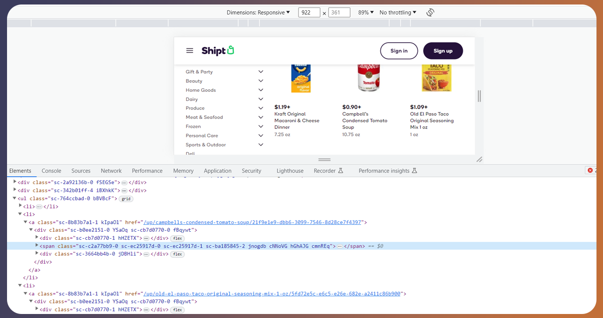How to Extract Grocery Data Using Shipt API?