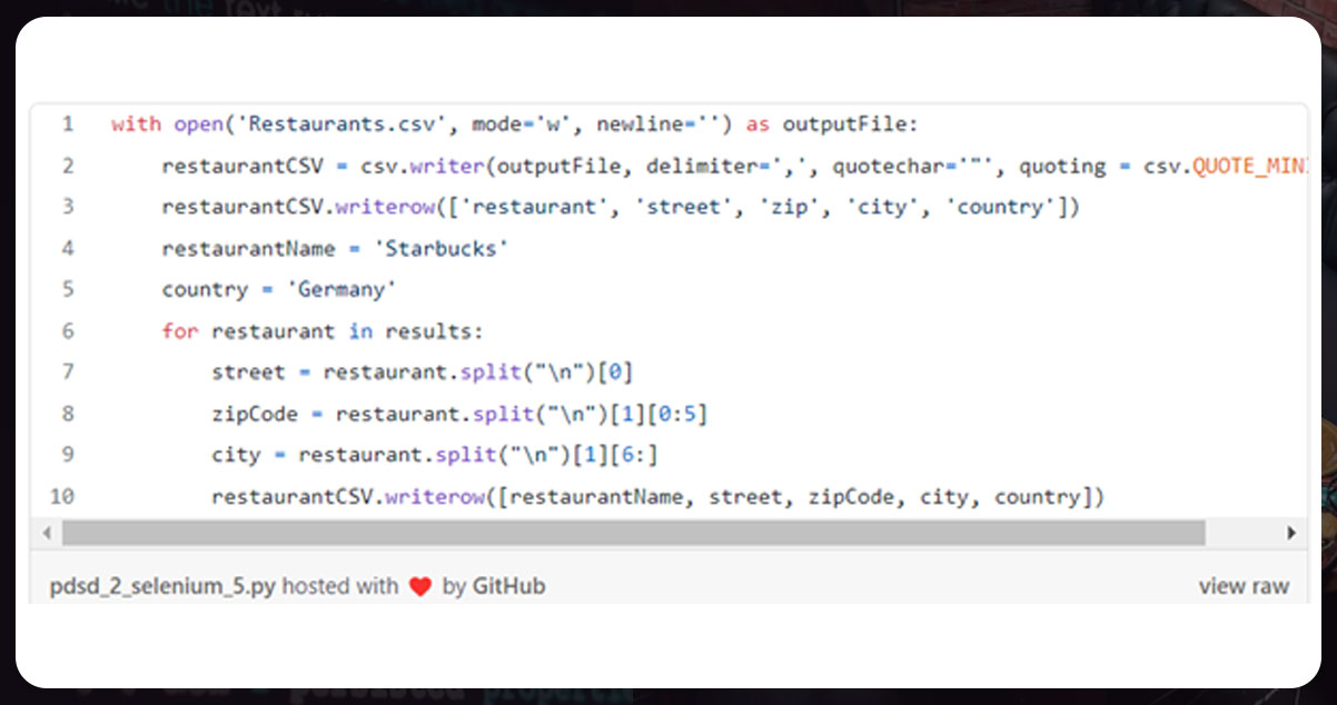 How Can Python Crawl and Scrape Restaurant Data?