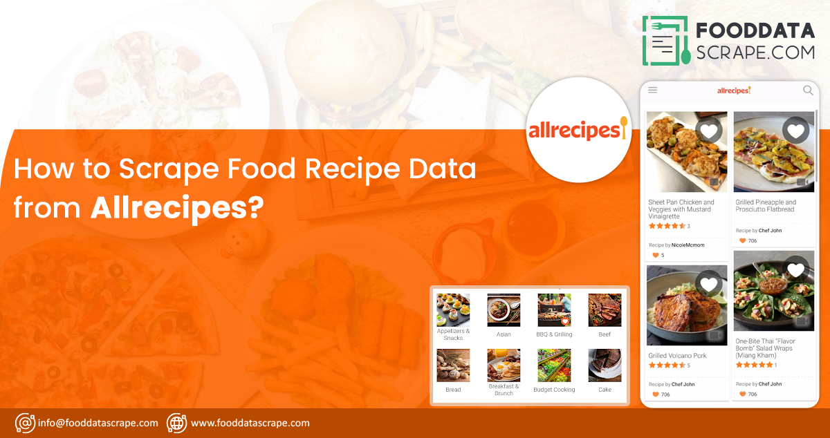 How to Scrape Food Recipe Data from Allrecipes?