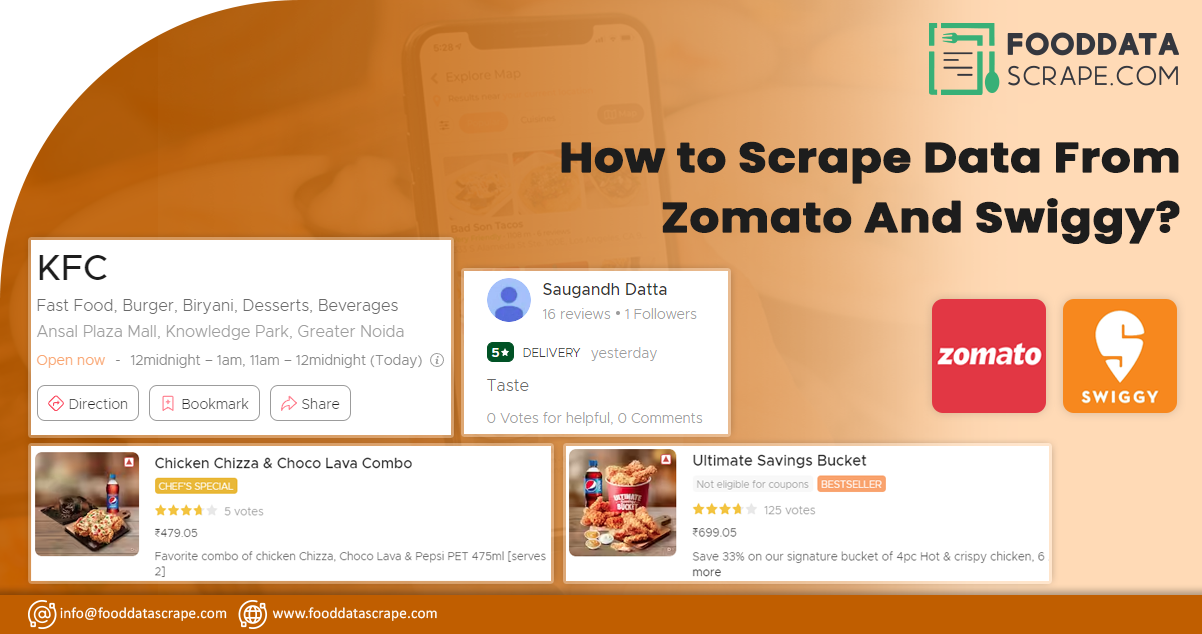 How To Scrape Data From Zomato And Swiggy? How To Scrape Data From Zomato And Swiggy?