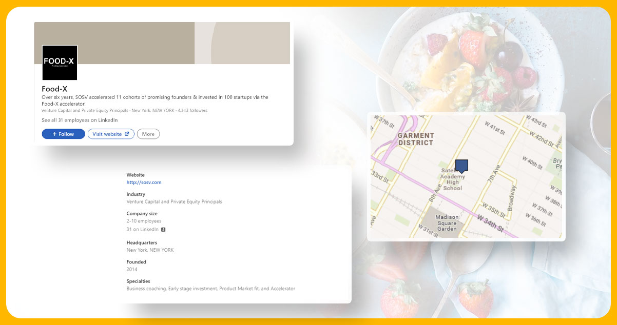 How to Scrape Food Mentors & Accelerators Data from LinkedIn?