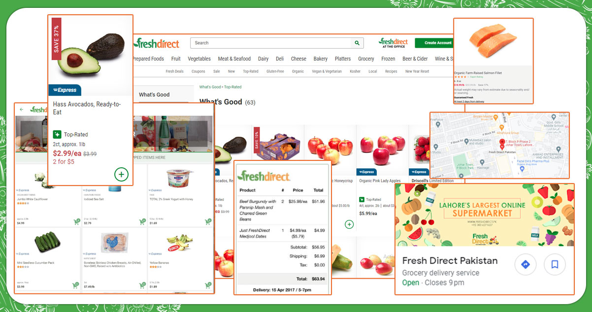 How To Scrape Fresh Direct Grocery Delivery App Data?