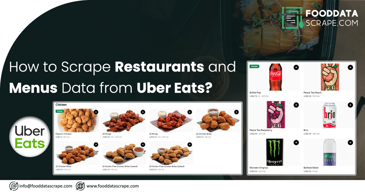How to Scrape Restaurants and Menus Data from Uber Eats?