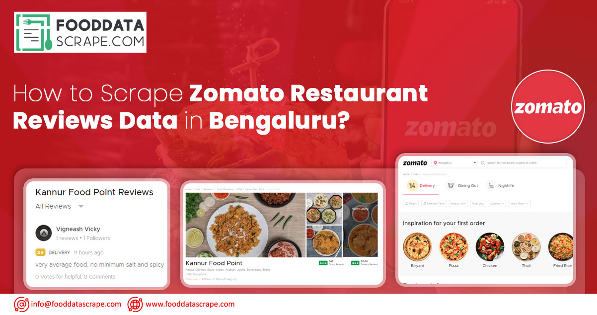 How to Scrape Zomato Restaurant Reviews Data in Bengaluru?