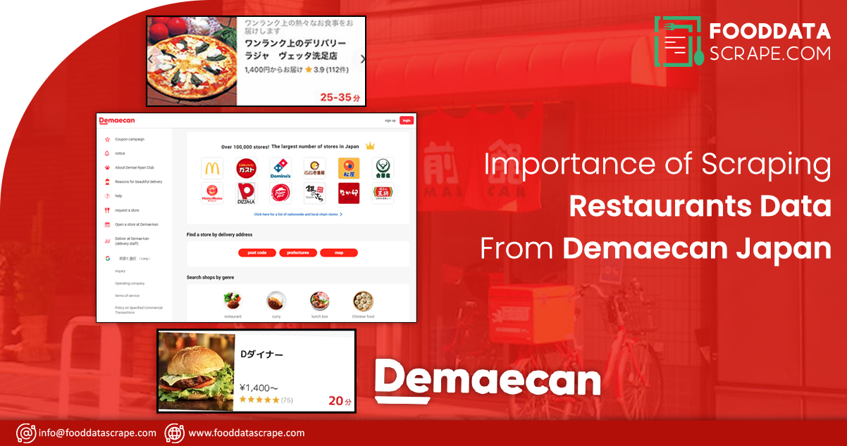 Importance of Scraping Restaurants Data from Demaecan Japan