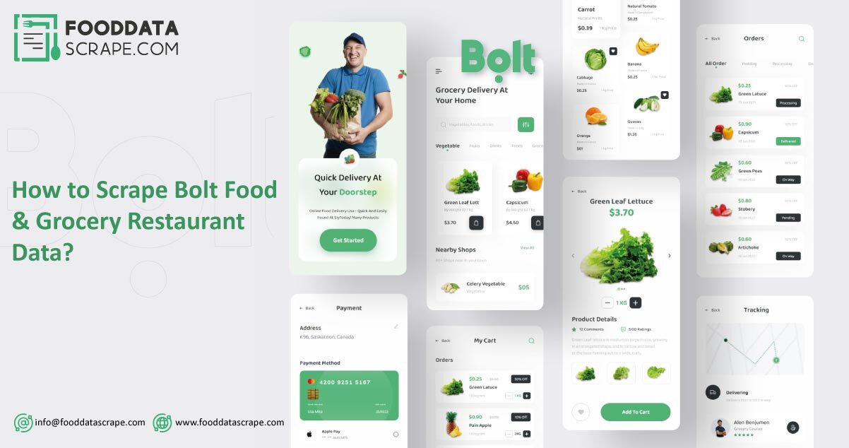 How to Scrape Bolt Food & Grocery Restaurant Data?