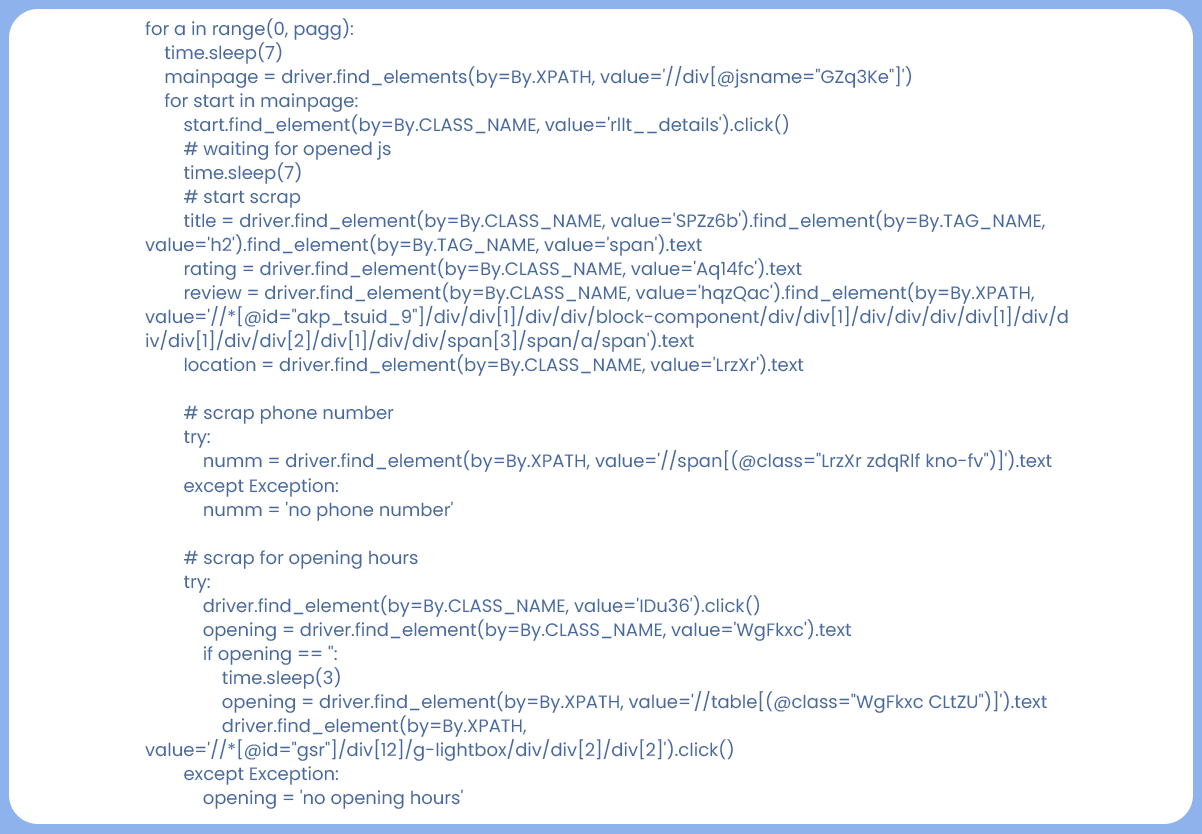 How to Scrape Restaurant Data from Google Maps in Your Location?