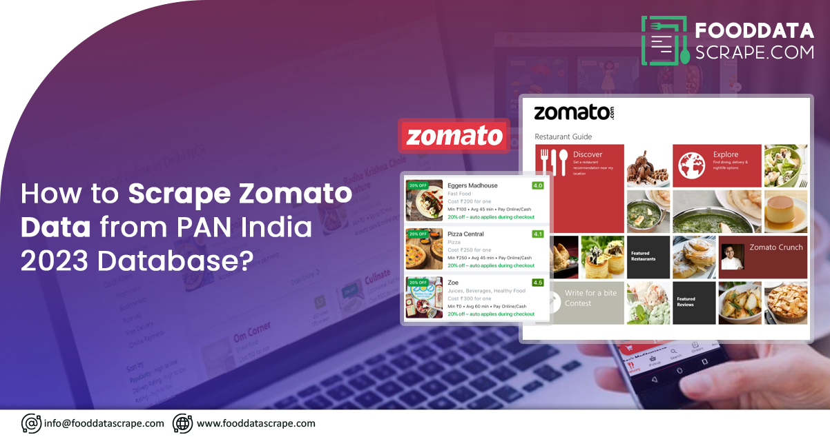 How to Scrape Zomato Data from PAN India 2023 Database?