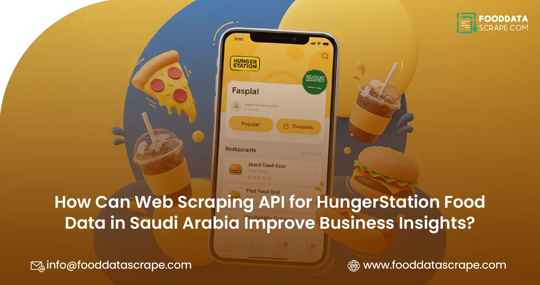 Web Scraping API for HungerStation Food Data in Saudi Arabia