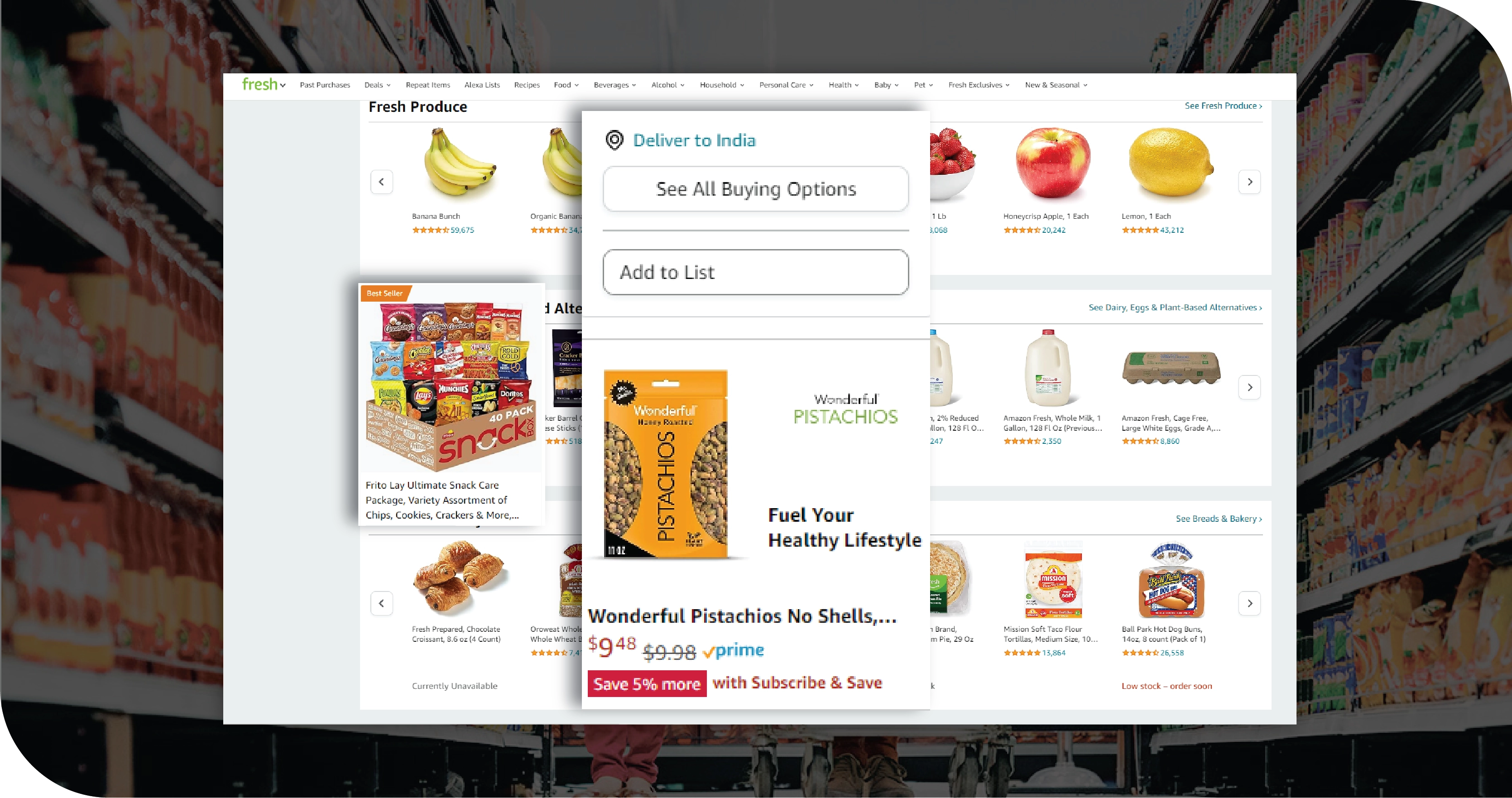 Amazon Fresh Scraping API Helped Client to Enhance Market Insights