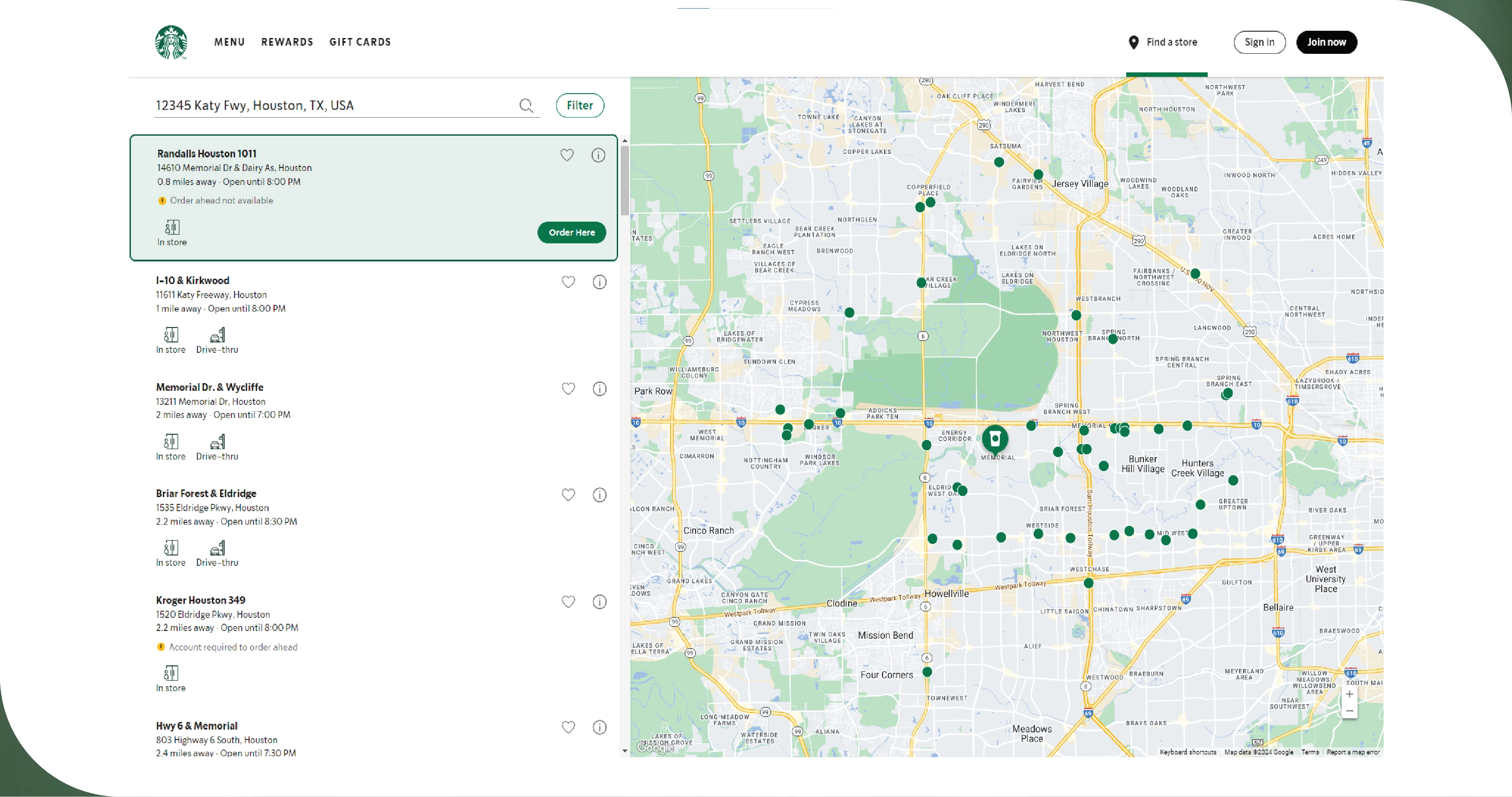 Extract Starbucks Coffee Restaurant Data: Mehods Used