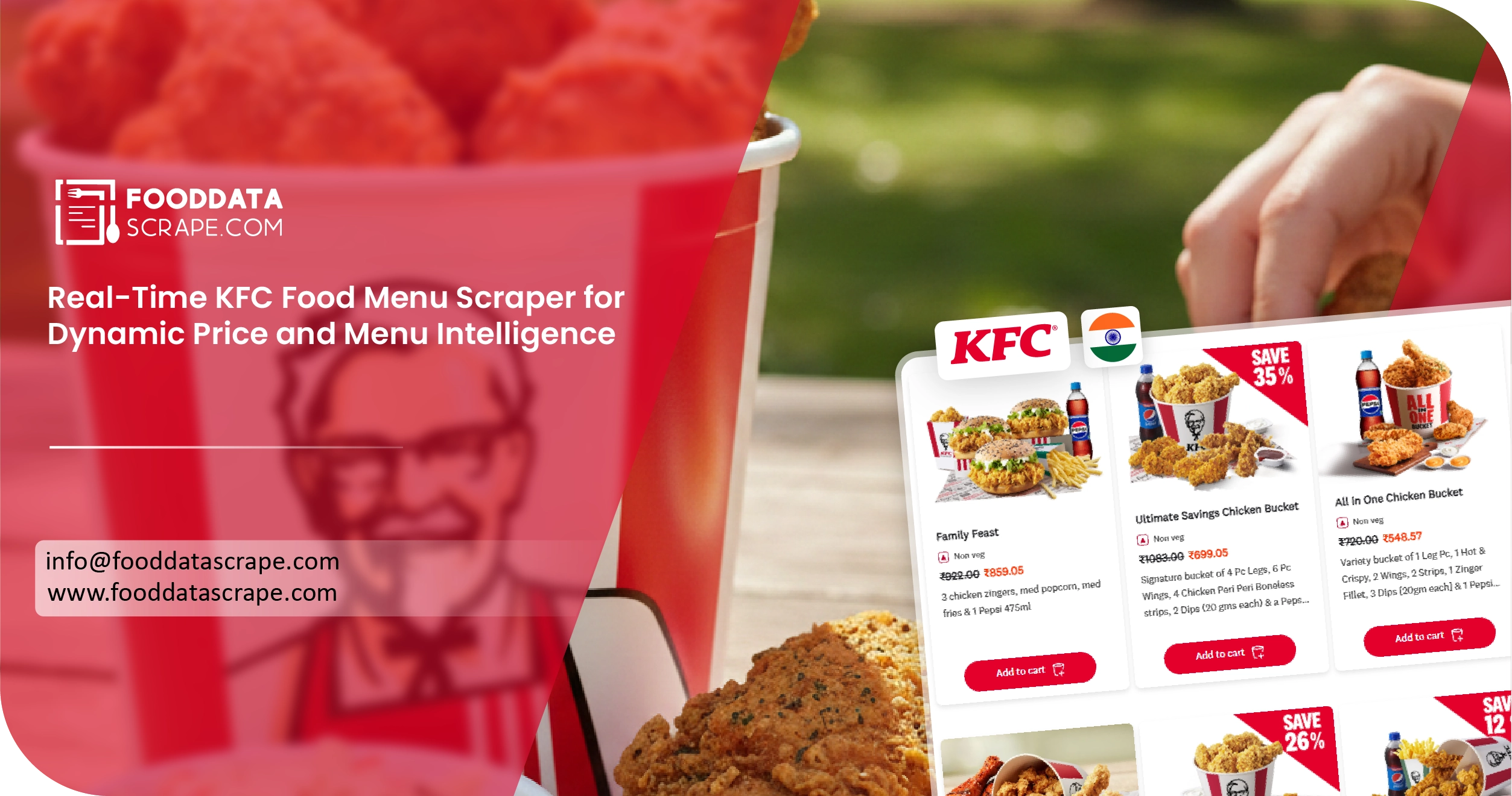 Real-Time KFC Food Menu Scraper for Menu Intelligence