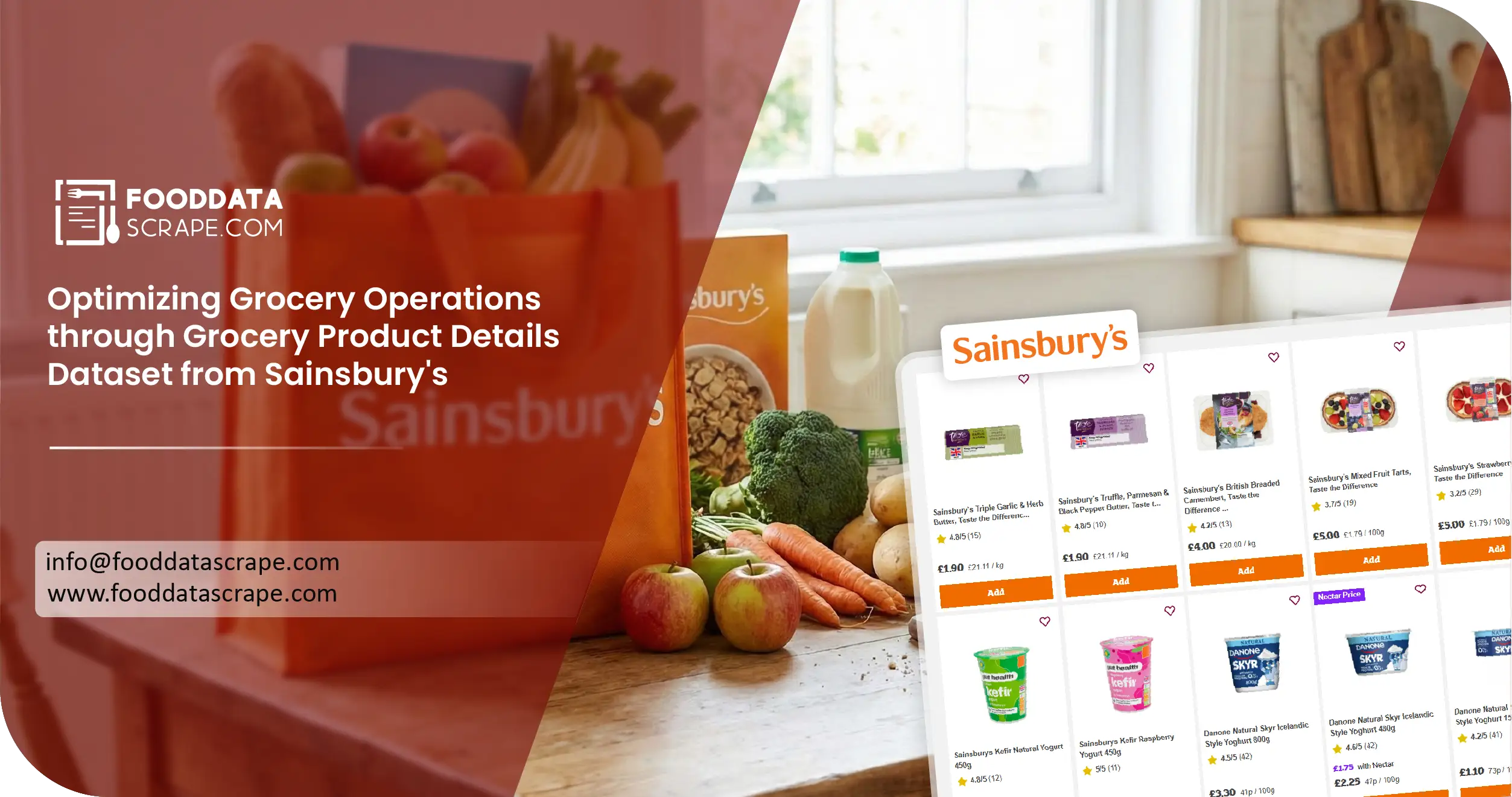 Leveraging Grocery Product Details Dataset from Sainsburys