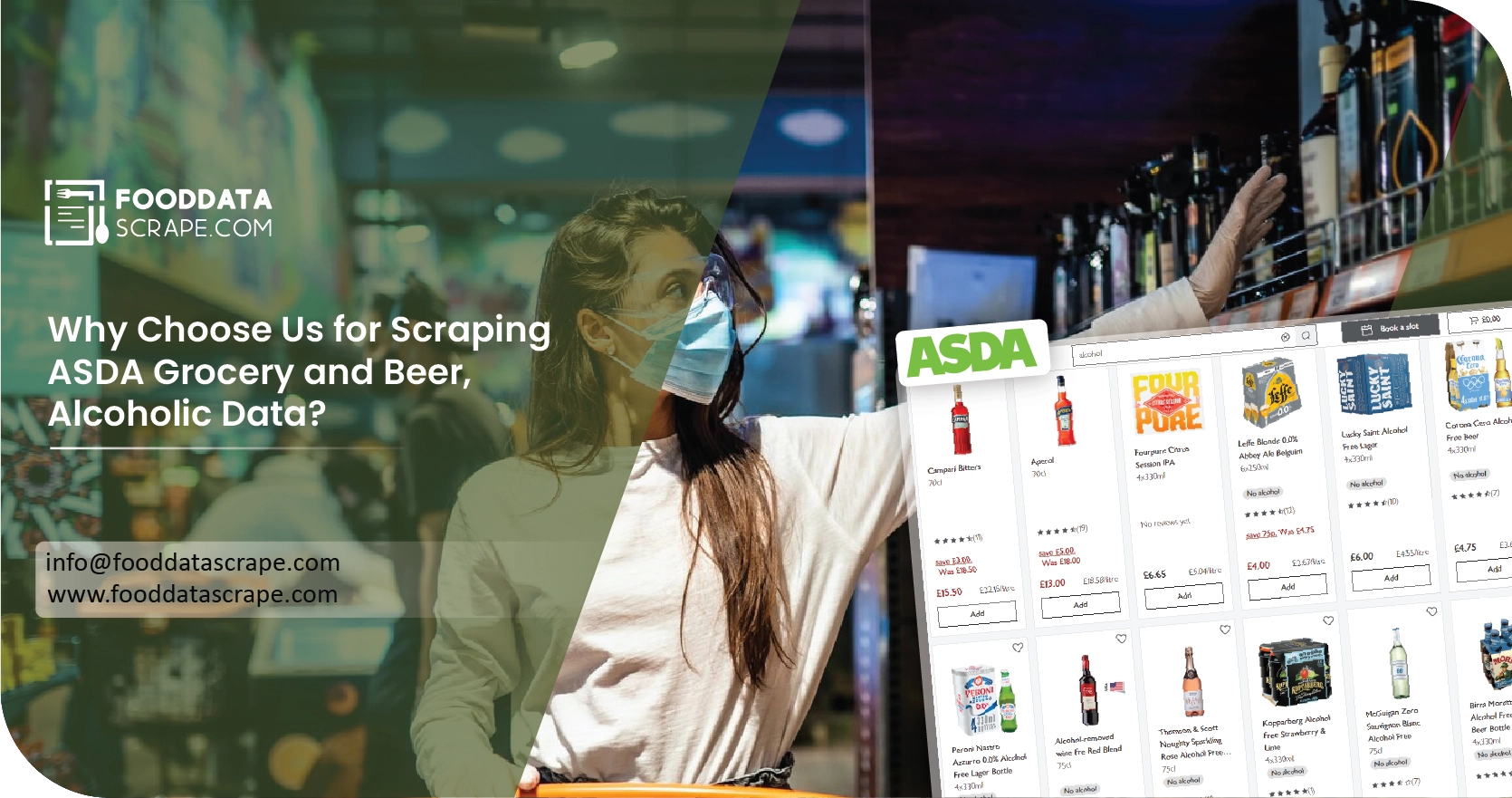 Why Choose Us for Scraping ASDA Grocery and Beer, Alcoholic Data?