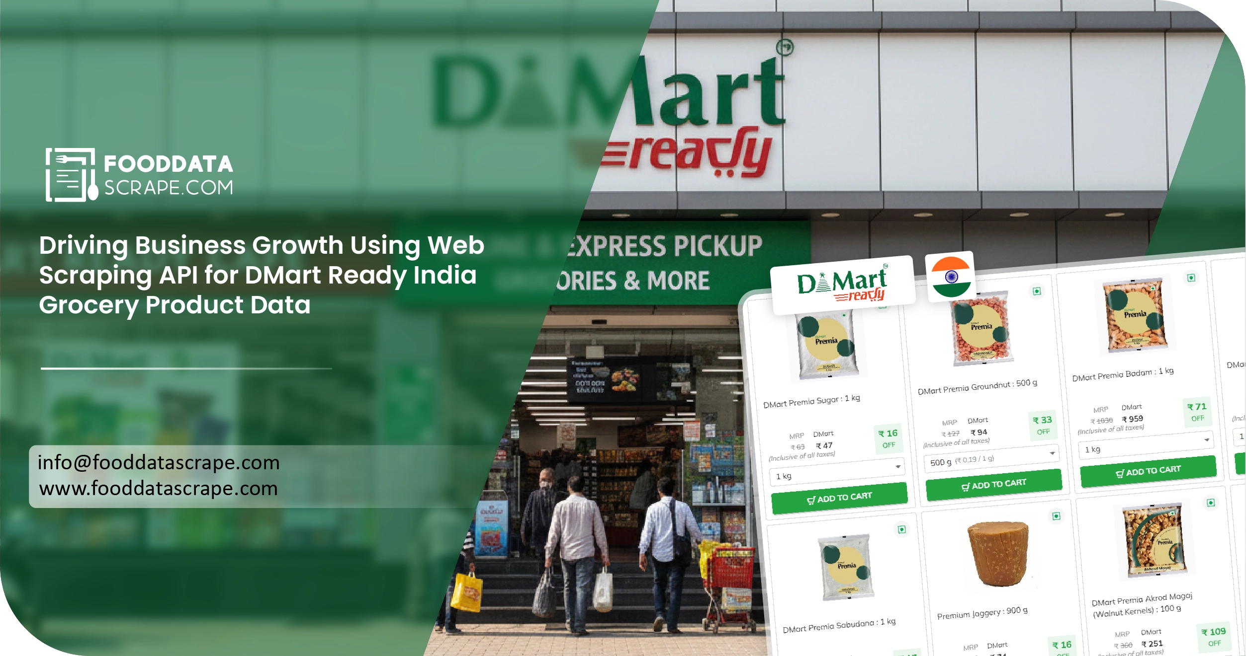 Web Scraping API for DMart Ready India Grocery Product Data