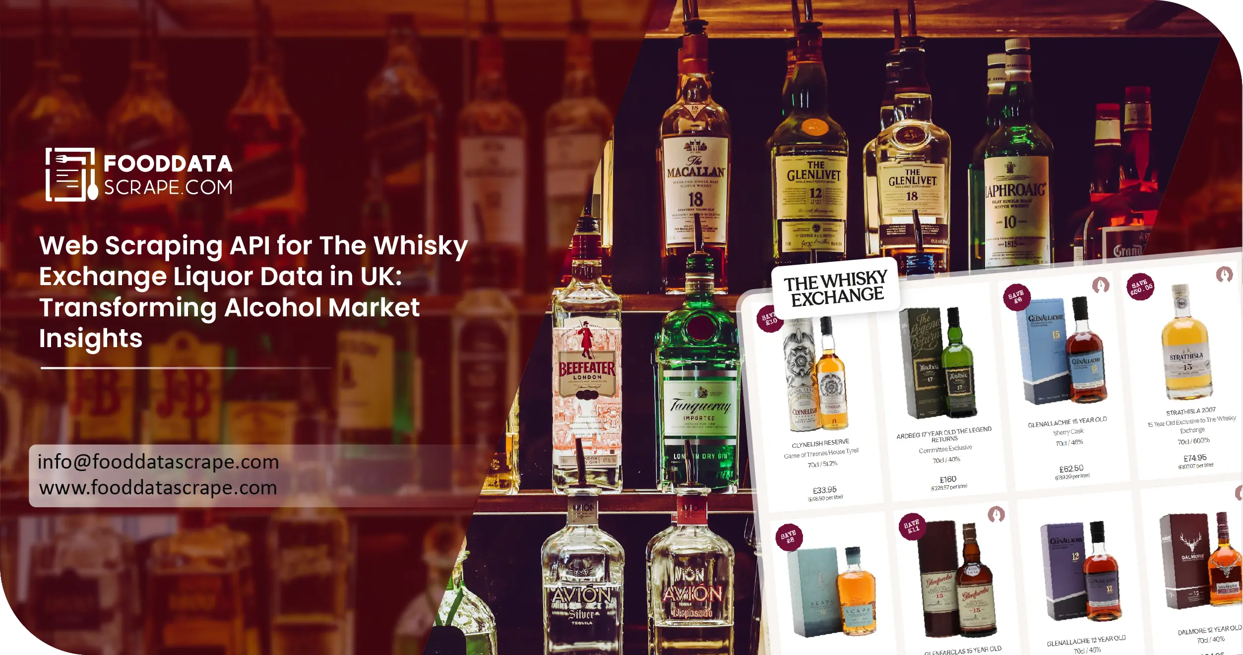 Web Scraping API for The Whisky Exchange Liquor Data in UK