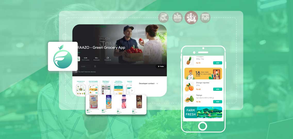 Fraazo Grocery App Data Scraping | Extract Fraazo Grocery Data