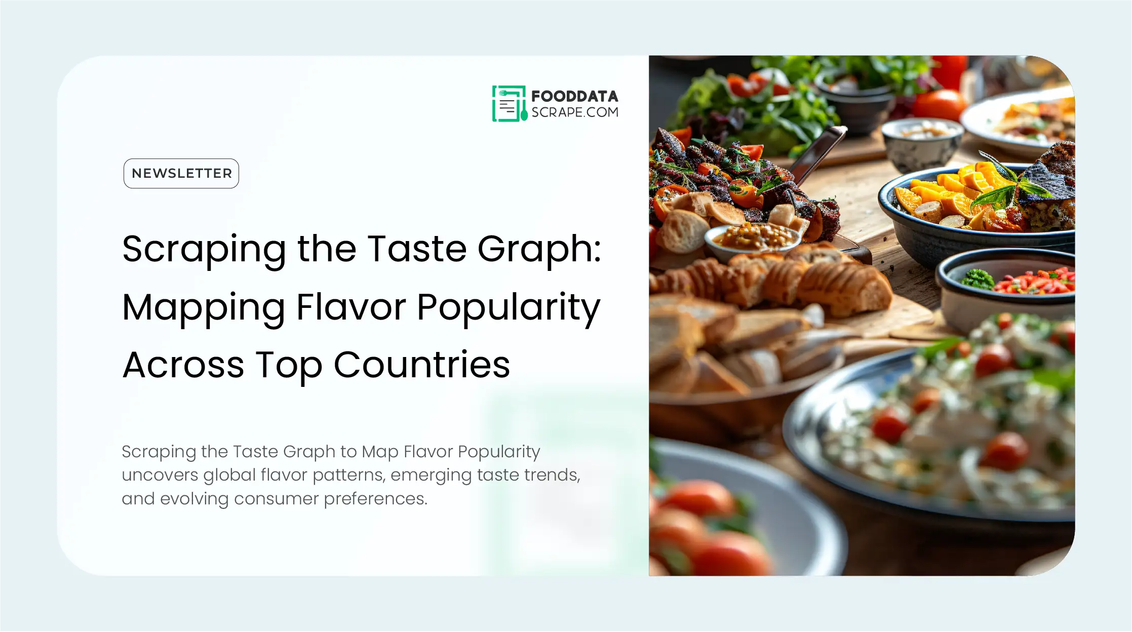 Scraping the Taste Graph to Map Flavor Popularity