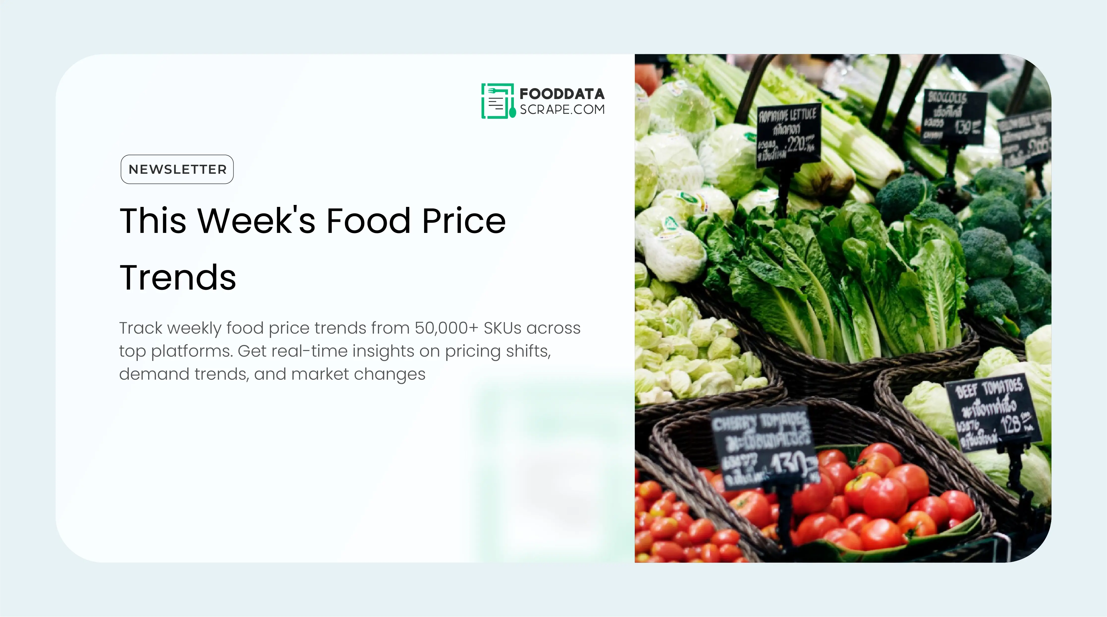 Weekly Food Price Trends & Data Insights